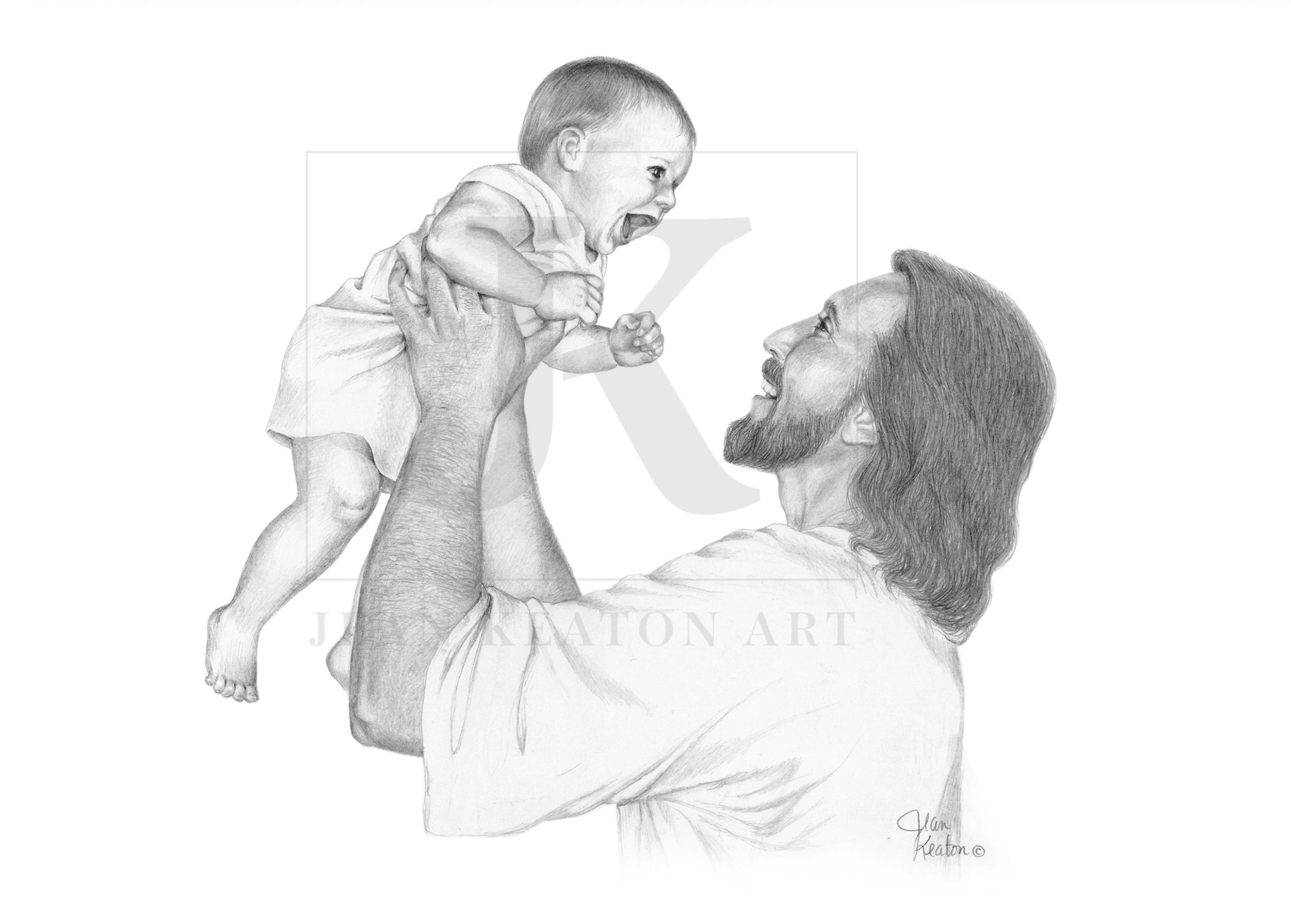 Jesus Pencil Drawings